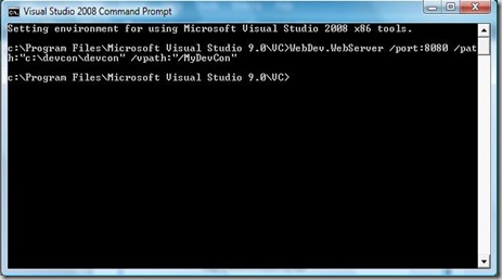 Explore .NET with Vikram Pendse: Hosting ASP.NET application from WebDev.WebServer.EXE
